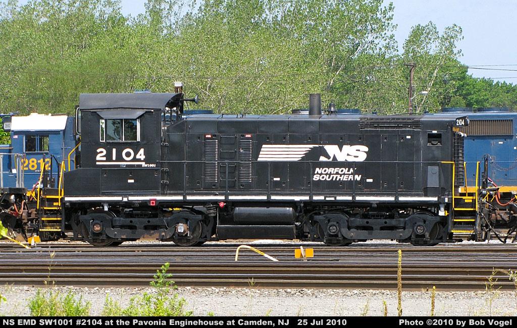 NS Diesel Locomotive Roster - EMD SW1001 Nos. 2100-2105