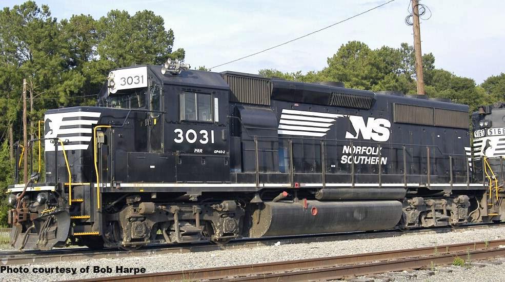 NS Diesel Locomotive Roster - EMD GP40-2 Nos. 3000-3070