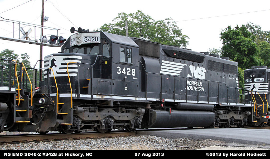 NS Diesel Locomotive Roster - EMD/CR SD40-2 Nos. 3428-3445