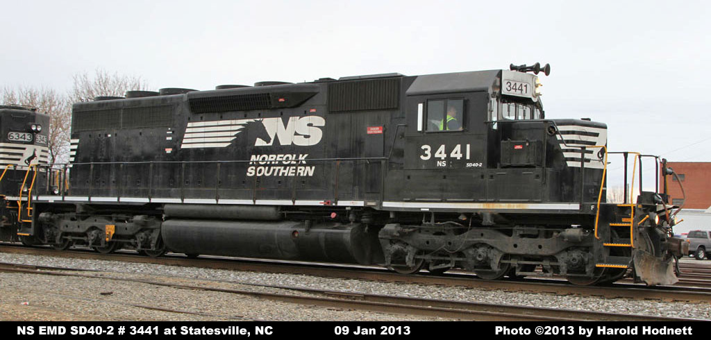 NS Diesel Locomotive Roster - EMD/CR SD40-2 Nos. 3428-3445