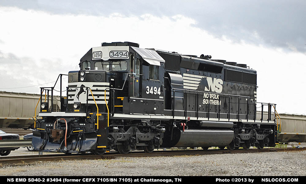 Railworks America • View topic - Norfolk Southern's "new" SD40-2's