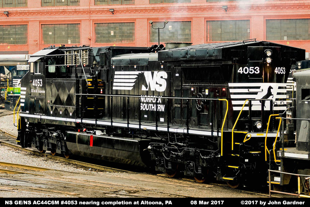 NS Diesel Locomotive Roster - GE AC44C6M Nos. 4000-4017