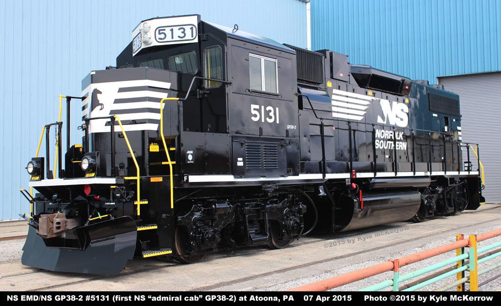 NS Diesel Locomotive Roster - EMD GP38-2 Nos. 5001-5256