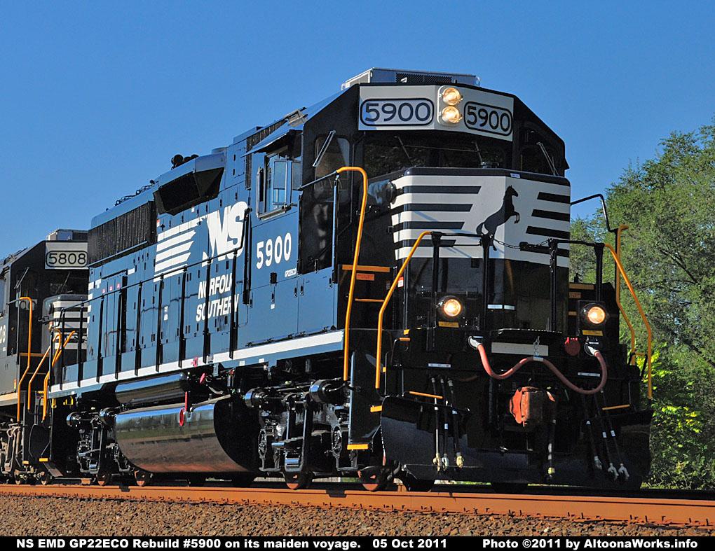 NS Diesel Locomotive Roster - EMD/NS GP22ECO Nos. 5900-5901