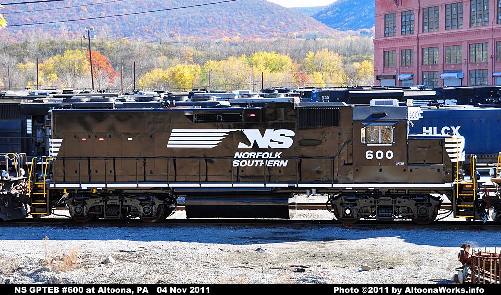 NS Diesel Locomotive Roster - EMD/NS GPTEB (Tractive Effort Booster) Nos. 600-601