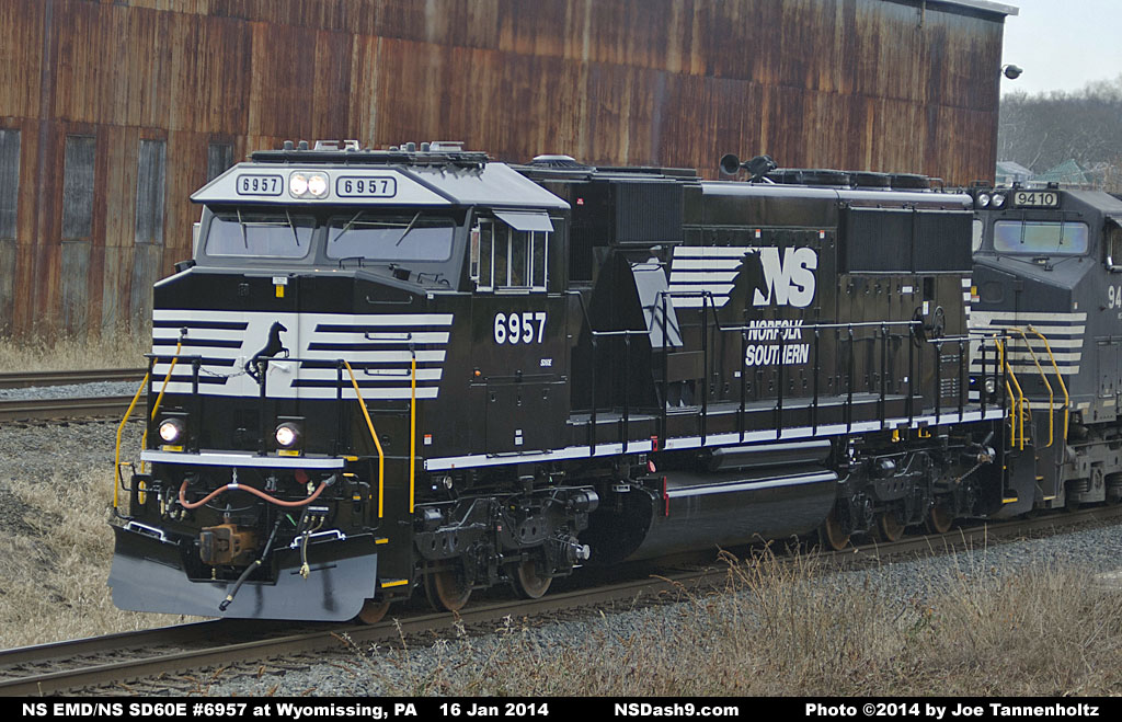 NS Diesel Locomotive Roster - EMD/NS SD60E Nos. 911, and 6900-7031