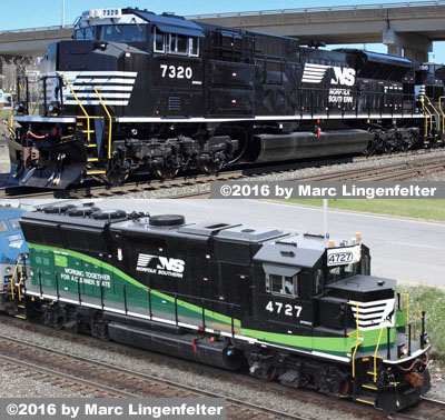 Norfolk Southern Diesel Locomotive Roster